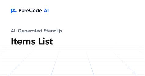 Build Great Stenciljs Items List Components Faster Using Ai Tools