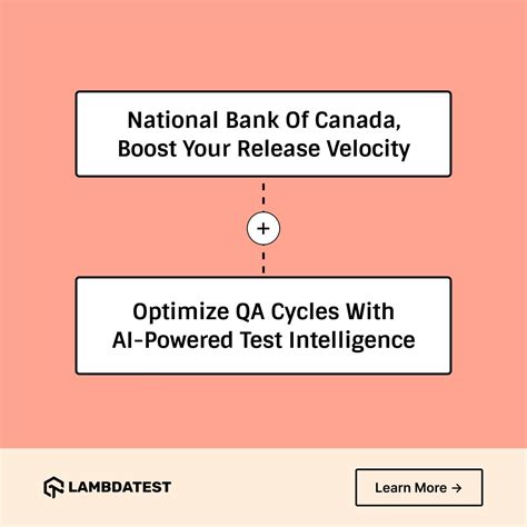 Lambdatest On Linkedin Digital Experience Testing Cloud Built For National Bank Of Canada