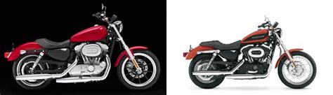 Motorrad Vergleich Harley Davidson Sportster Xl 883 L Superlow 2012 Vs
