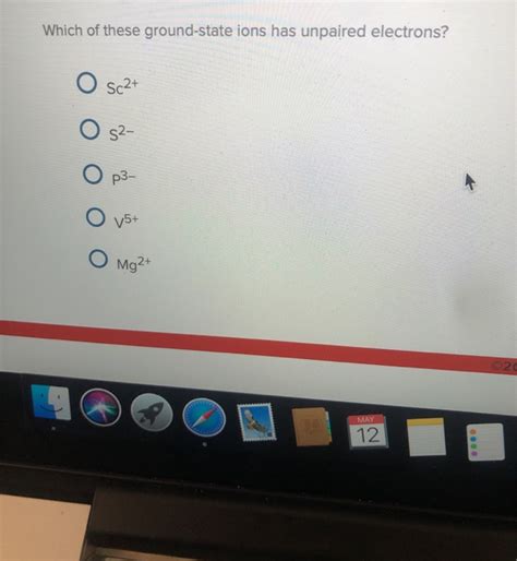 Solved Which Of These Ground State Ions Has Unpaired