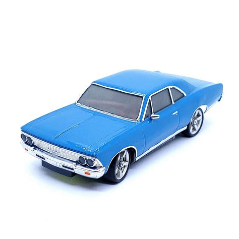 🐚 66 Chevelle Malibu Body Shell W Dummy Chassis Xmod And Miniz ・ Stl File For ・cults