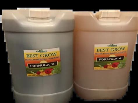 Hydroponic Nutrients 10 Gallon Chambers