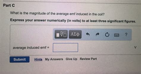Solved T Magnetic Flux And Induced EMF In A Coil In A Chegg Com