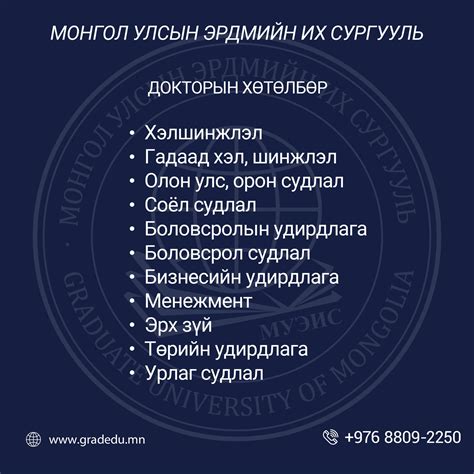 Монгол Улсын Эрдмийн Их Монгол Улсын Эрдмийн Их сургууль