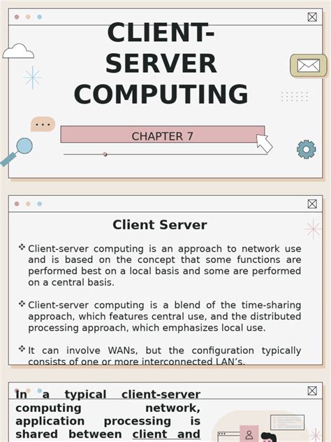 Chapter 7 Client Server Computing Pdf Clientserver Model Networking
