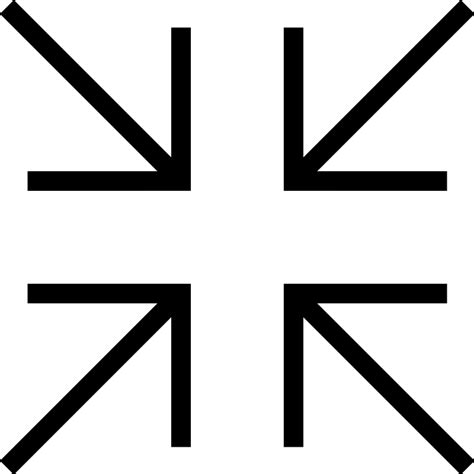 Reduce Size Vector SVG Icon SVG Repo