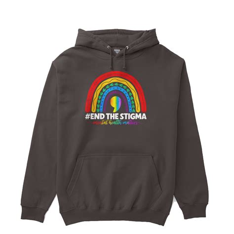 End The Stigma Boho Rainbow Mental Health Matters Support Awareness