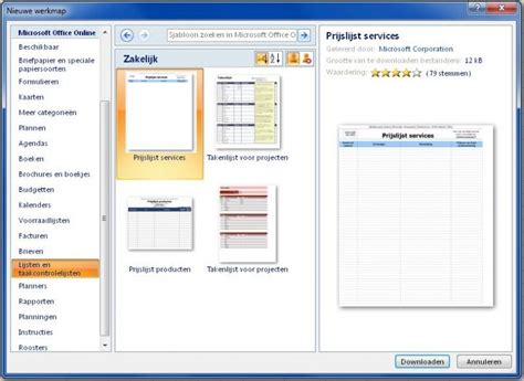 Sjablonen Werkblad En Toetsen Excel Tips