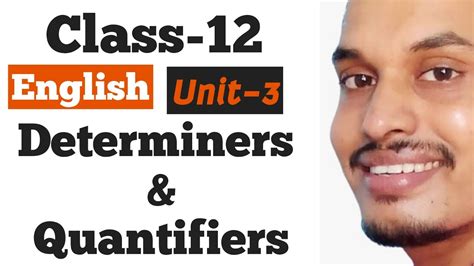 Determiners And Quantifiers English Class 12 Online Class Shyam Sir Youtube