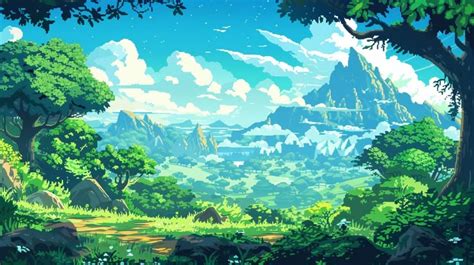 Indie Game Background Game Background Pixel Art Background Game