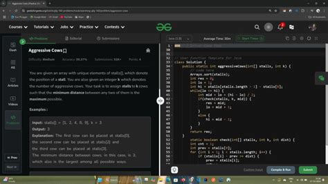 Soumyajit Banerjee On Linkedin Gfg160 Dsa Geeksforgeeks Problemsolving Geekstreak2024