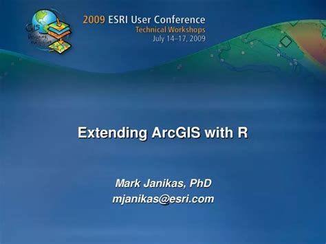 Ppt Extending Arcgis With R Powerpoint Presentation Free Download Id6890669