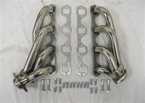 Small Block Ford 289 302 351w Stainless Street Rat Rod Shorty Exhaust Headers Parts For Sale