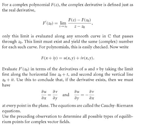 Solved For A Complex Polynomial F Z The Complex Derivative Chegg Com