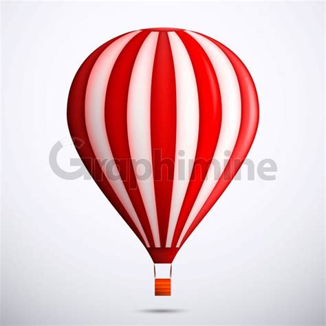 دانلود تصویر ایلاستریتور بالن هوایی قرمز دانلود طرح لایه باز