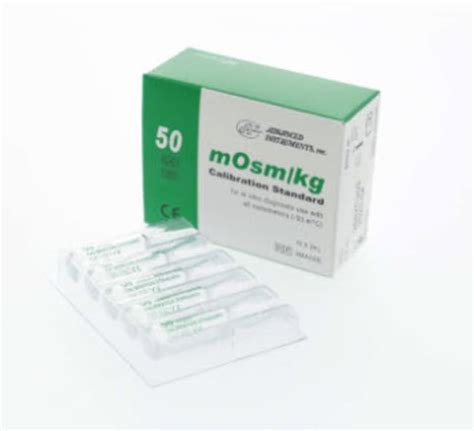 Advanced Instruments Osmometer Calibration Standards Fisher Scientific