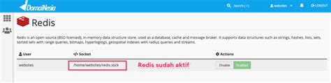 Cara Mengaktifkan Redis Di Cpanel Hosting Domainesia
