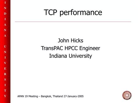 PPT TCP Performance PowerPoint Presentation Free Download ID 5618157