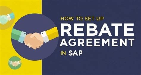 How To Set Up Rebate Agreement In Sap