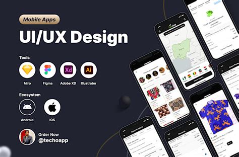 Do Seamless Ui Ux For Mobile Apps Websites And Wireframe Design Using