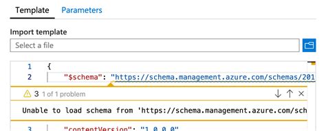 azure blueprints returns schema fetching error · issue 834 · azure