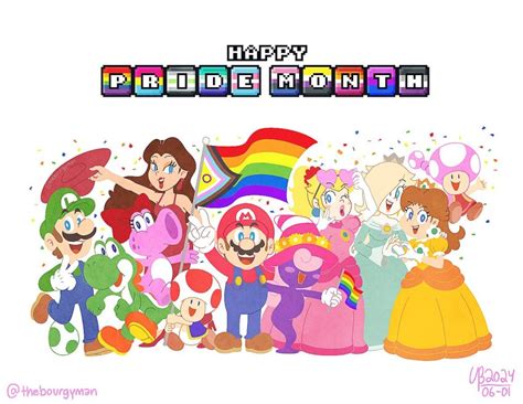 Thebourgyman Birdo Luigi Mario Pauline Mario Princess Daisy Princess Peach Rosalina