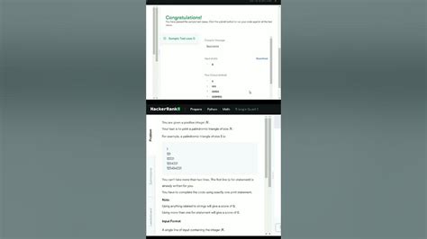 Hackerrank Python Math Triangle Quest 2 Hackerranksolutions
