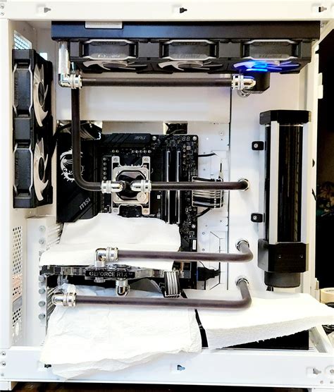 Leak Test Underway R Watercooling