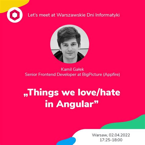 Bigpicture On Linkedin Frontend Angular Frontenddeveloper Frontendevent Event