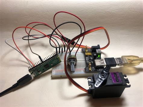 Raspberry Pi Pico筆記 11 ：控制伺服馬達servo