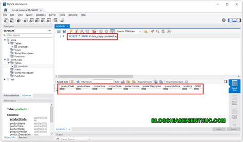 Cách Import dữ liệu từ các bảng khác nhau trong MySQL Workbench