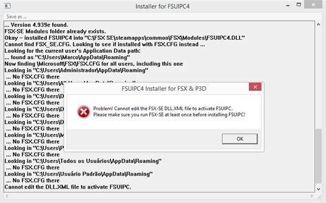 FSX SE Doesn T Load FSUIPC FSUIPC Support Pete Dowson Modules The SimFlight Network Forums