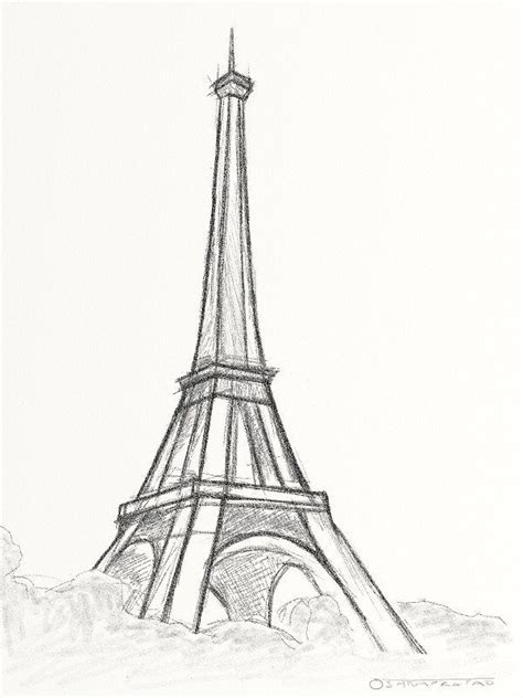 70 Easy And Beautiful Eiffel Tower Drawing And Sketches Eiffel Tower Drawing Eiffel Tower
