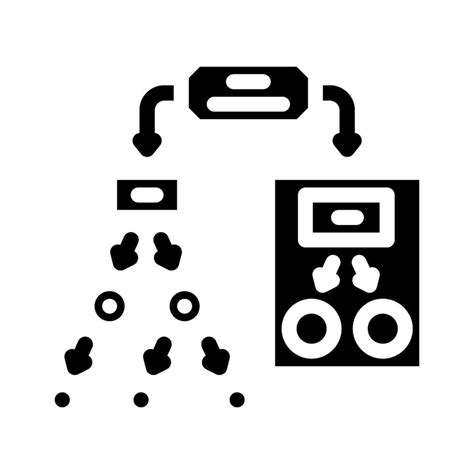 Decision Tree Machine Learning Glyph Icon Illustration 54190316 Vector