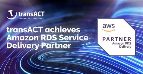 Transact Technology Solutions On Linkedin Amazonrds Servicedelivery