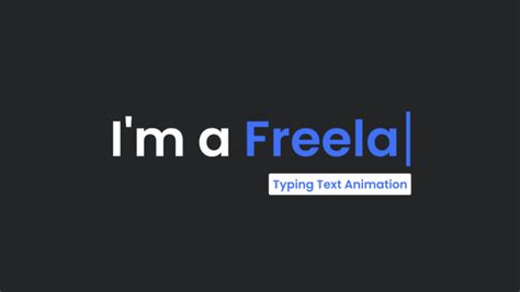 Multiple Typing Text Animation In Html Css And Javascript