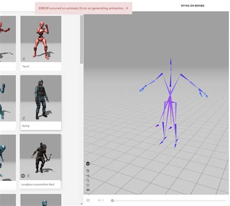Error Occured On Animate Rigged Character Cant Ap Adobe Community