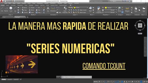 AUTOCAD COMANDO TCOUNT NUMEROS CONSECUTIVOS EN TIEMPO RECORD YouTube
