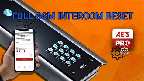 Full Restore To Default Settings Of Your Intercom In 30 Seconds