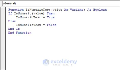 How To Use VBA IsNumeric Function 9 Examples ExcelDemy