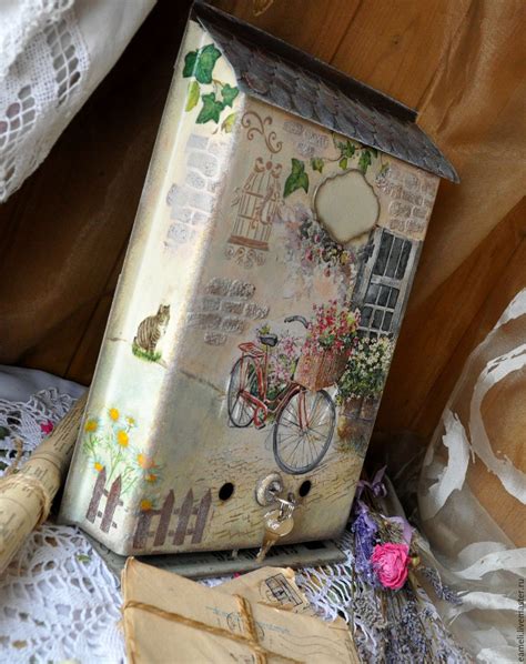 Ящик почтовый Дворик в Провансе заказать на Ярмарке Мастеров