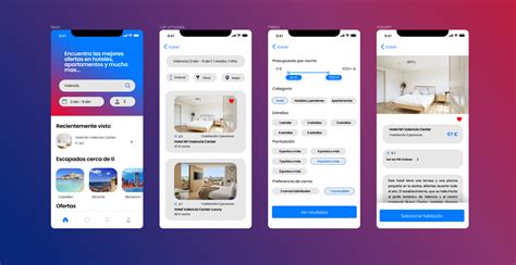 Booking Hotel App Mockup Figma