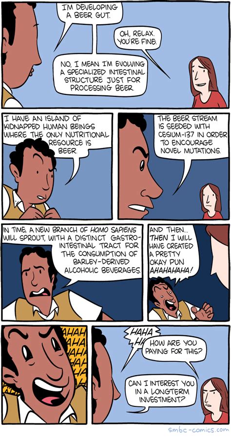 Saturday Morning Breakfast Cereal A Beer Gut