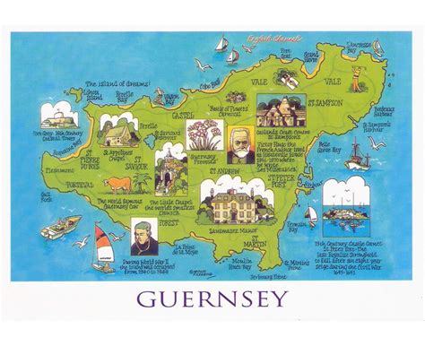Maps Of Guernsey Collection Of Maps Of Guernsey Europe Mapsland