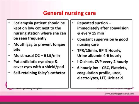 Eclampsia Labor Room Protocol By Dr Alka Mukherjee Dr Apurva Mukherjee