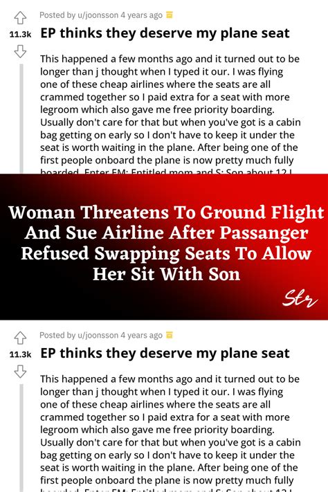 Woman Threatens To Ground Flight And Sue Airline After Passanger