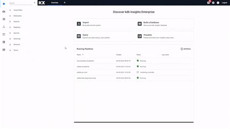 Kdb Insights Enterprise Guided Walkthrough Kdb Products