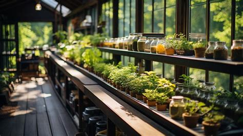Premium Photo Sustainable Greenhouse Cultivation