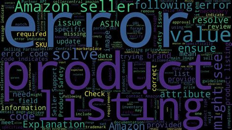 Amazon Listing Errors Complete Guide To Fix Common Issues