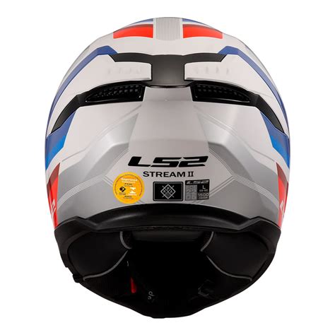 Ls2 Helmets Brasil Stream Ii Vintage Azul Vermelho